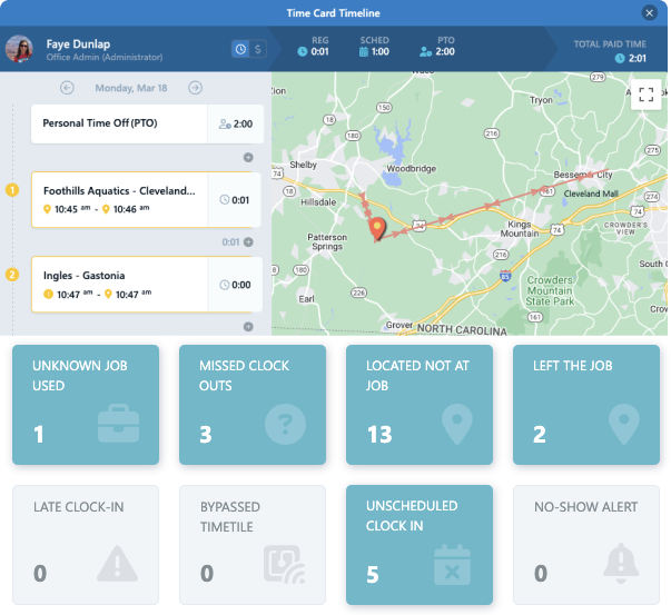 The Ultimate GPS Time Clock App for a Mobile Workforce - Chronotek Pro