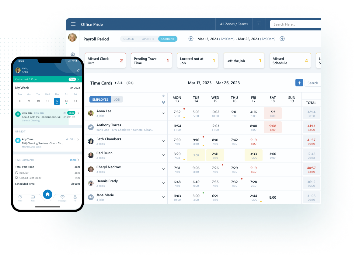 Easy To Use IVR or Time Clock App With GPS - Smart Tracks™ | Chronotek