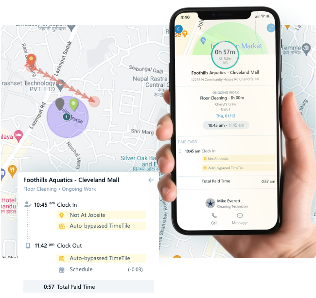 The Ultimate GPS Time Clock App for a Mobile Workforce - Chronotek Pro