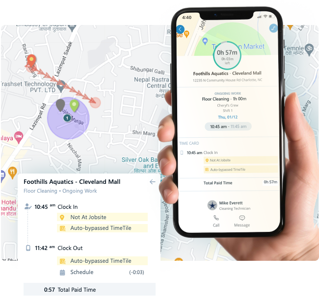 The Ultimate GPS Time Clock App for a Mobile Workforce - Chronotek Pro
